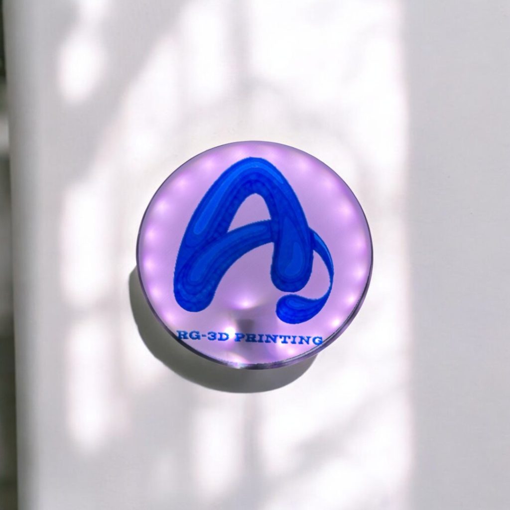 Personalized 3D Printed Light-Up Signs — Custom Pricing - RG-3D Printing